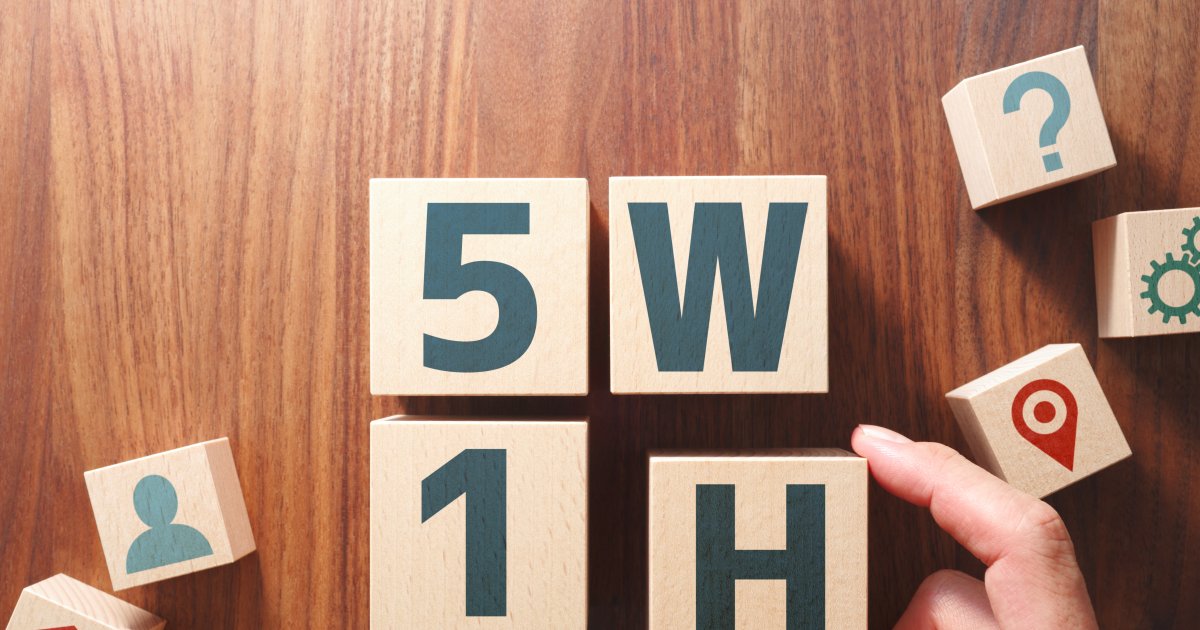 5W1Hとは？具体的な活用方法や他の手法との違いも解説 | HiPro [ハイプロ]